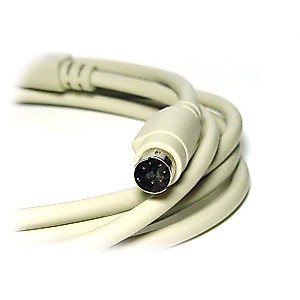 Monoprice PS/2 MDIN-6 Male to Male Cable - 6 Feet - Used as PS/2 Keyboard/Mouse Connector