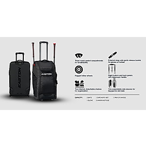 Easton | Catcher's Wheeled Bag | Jen Schro Fastpitch Edition | White