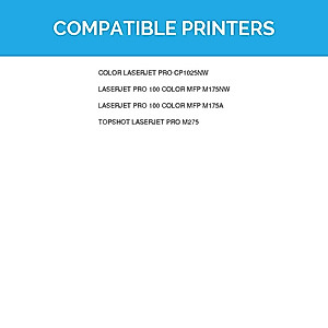 LD Products Remanufactured Toner Cartridge Replacement for HP 126A CE311A (Cyan)