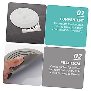 SEWOART 4pcs Bathtub Plug Bathtub Sink Covers Strainer Tube Sink Filter Drain Cover Bathroom Tub Bathtub Drain Stoppers Plugs Bathtub Stoppers Washroom Drain Covers Sink Stopper