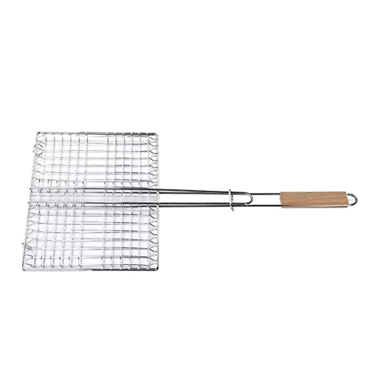 RvSky Garden kit BBQ Grill Basket Stainless Steel Rustproof Multipurpose Fish Grill Basket for Outdoor