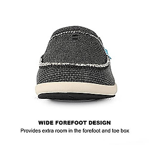 Womens Slippers with Arch Support, Walkhero House Slippers for Women with Suede Insole and Velvet Lining, Slip on Clog Indoor Outdoor House Shoes with Anti-Skid Rubber Sole, Black, 7.5