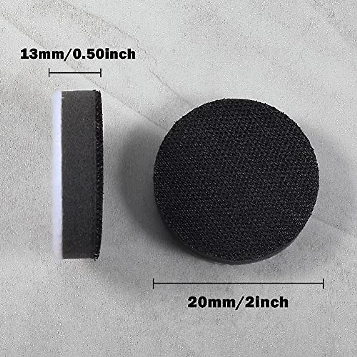 SPEEDWOX 2 Inch Hook and Loop Soft Sponge Cushion Buffer Pad 5 Pack Soft Foam Buffering Pad Sanding Sponge Hook and Loop Sponge Polishing Pad for Sanding Pad