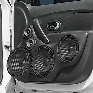 X AUTOHAUX 12 Inch Black Car Audio Speaker Cover Metal Mesh Subwoofer Grill Horn Guard