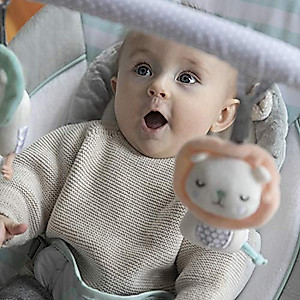 Ingenuity Baby Bouncer Seat with Vibration and Music - Landry The Lion