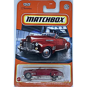 Matchbox 2022- 1941 Cadillac Series 62 Convertible Coupe [red] 62/100