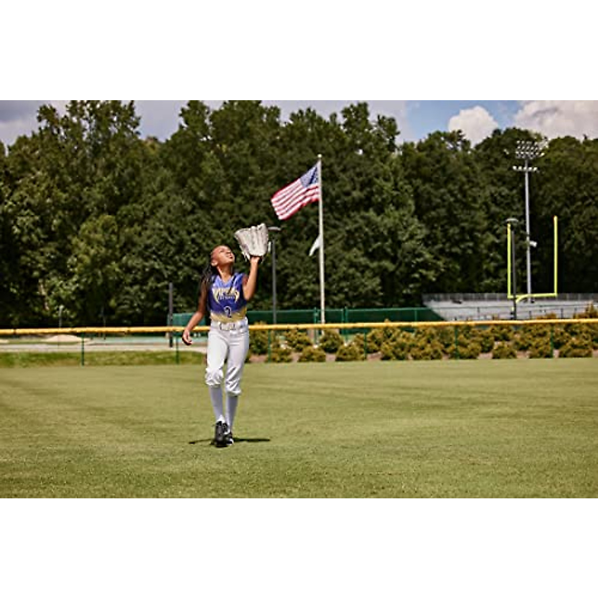 Mizuno Youth Girl's Prospect Softball Pant, White, X-Large