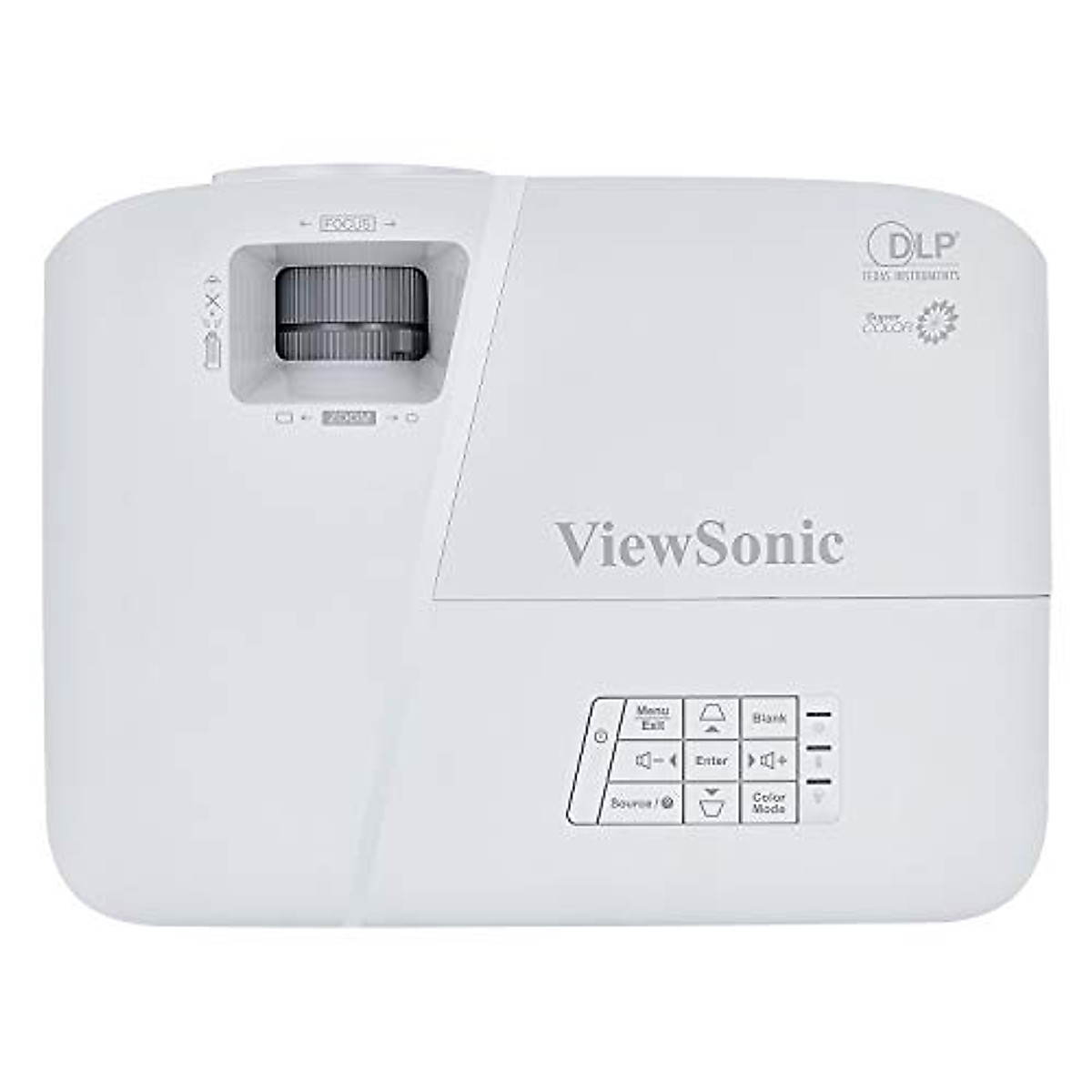 ViewSonic 3800 Lumens SVGA High Brightness Projector for Home and Office with HDMI Vertical Keystone (PA503S) White/gray