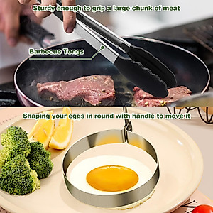 Griddle Accessories Kit, 17PCS Flat Top Grill Accessories Set for Blackstone and Camp Chef, Grill BBQ Spatula Set with Enlarged Spatulas, Scraper, Tongs for Outdoor BBQ