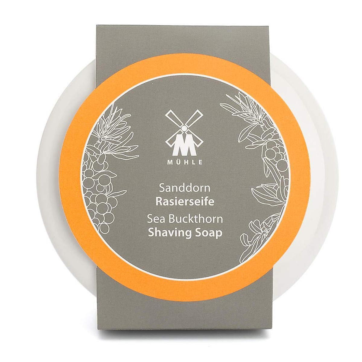 MÜHLE SHAVE CARE Porcelain Dish incl. Sea Buckthorn Shaving Soap 65g