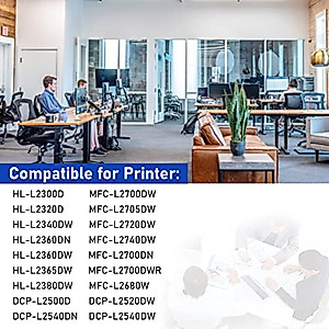 iamstech DR630 DR-630 Drum Unit 2-Pack Replacement for Brother MFC-L2700DW HL-L2300D HL-L2340DW HL-L2380DW MFC-L2740DW DCP-L2540DW HL-L2305W HL-L2360DW Printer Black