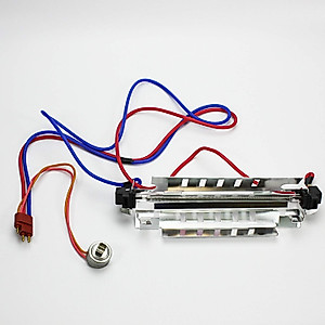 Refrigerator Defrost Heater(with Defrost thermostat) Compatible With GE Refrigerator WR51X10031, AP2071523, PS303762 (Fits Models: CSM, CST, CSX, TFJ, TFT)