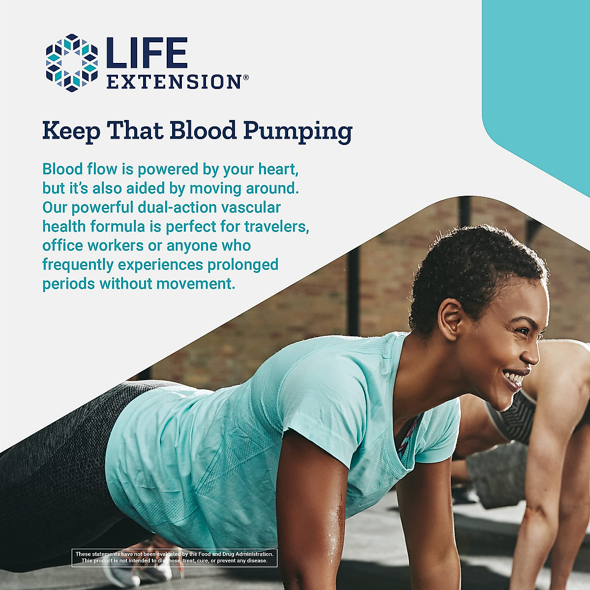 Life Extension VenoFlow - French Maritime Pine Bark and Soy Natto Extract Supplement for Healthy Blood Flow Circulation and Vascular Health – Gluten-Free, Non-GMO, Vegetarian – 30 Capsules