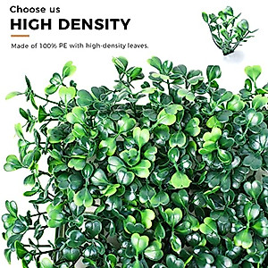 LHY 12 Pcs Grass Wall Backdrop, 20"x20" Boxwood Panels, UV-Proof Greenery Wall Panels Green Wall Panels Boxwood Hedge Wall Grass Backdrop Wall Outdoor Indoor, Backyard/Garden/Fence/Wedding Decor