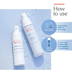 Avene A-Oxitive Antioxidant Water Cream, Vitamin C & E, Hyaluronic Acid, Free Radical Protection, 1 Oz