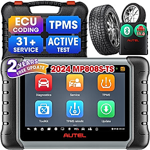 Autel MaxiPRO MP808S-TS Bidirectional Tool: 2024 2-Years Free Update OBDII Scanner with TPMS Programming, Active Test, 31+ Service, All System Scan, ECU Coding as MP808BT Pro, MS906TS, MS906 Pro-TS