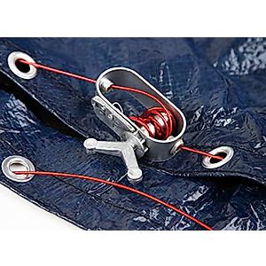 Blue Wave BWC732 8-Year 18 x 34-ft Oval Above Ground Pool Winter Cover, FT FT, Dark Navy Blue