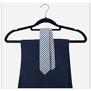 Dynamic-A Non-Slip Velvet Hangers, Suit Hangers Ultra Thin Space Saving 360 Degree Swivel Hook, Strong and Durable Clothes Hangers, (30 Pack)