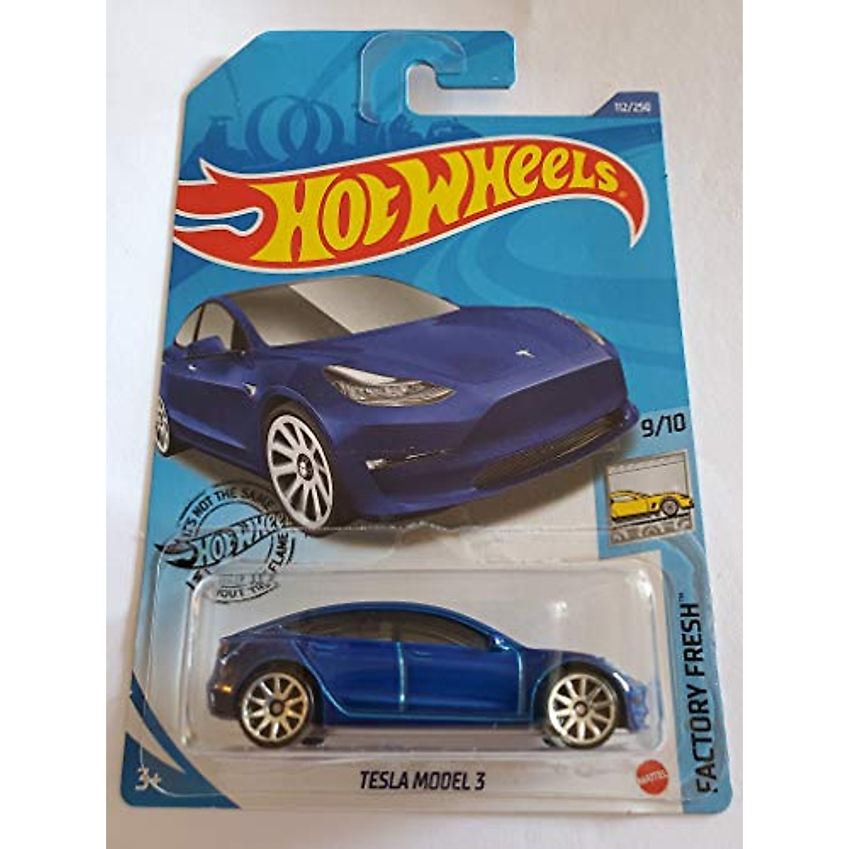 Hot Wheels 2020 Factory Fresh Tesla Model 3, Blue 112/250