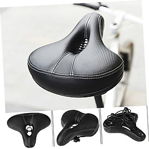 Toddmomy 2PCS exercie Bikes bicicletas para Hombres Bicycle for Men Men's Bicycle Cushion Suspension Saddle Cycle seat MTB Saddle pad Replace car seat Electric Bicycle Soft Bike Man Cruiser