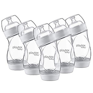 Playtex Baby Ventaire Bottle, Helps Prevent Colic & Reflux, Clear, 9 Oz, 5 Count - Pack of 1