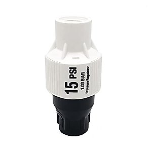 NUODITOS Gardening Watering System Tools Micro Drip Irrigation System Pressure Regulator Irrigation Garden Watering System 10 Or 15 Or 20PSI Both Ends Interface 3/4'' Female Thread (15 PSI)