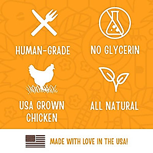 Full Moon All Natural Human Grade Dog Treats, Essential Chicken Savory Bites, 16 Ounce