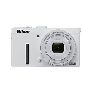 Nikon Coolpix P340 12.2 Mp Wi-fi Cmos Digital Camera with 5x Zoom Nikkor Lens and Full Hd 1080p Video (White)