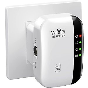 2022 Newest WiFi Extender,WiFi Booster,WiFi Repeater,Covers Up to 2640sq.ft and 25 Devicse,Internet Booster,WiFi Range Extender with Ethernet Port,1-Tap Setup,WiFi Signal Booster for Home