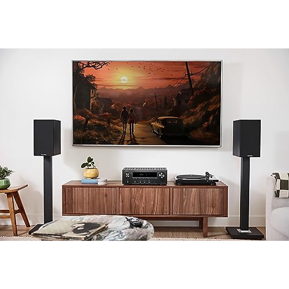 Denon Receiver DRA-900H - 2-Channel Stereo Network Receiver - 100W/Ch. Hi-Fi Amplification, Built-in HEOS, HDCP 2.3 Processing with ARC/eARC Support, Dolby Vision, HLG, Dynamic HDR