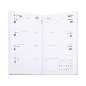 Kisangel Writing Plans Notepad Notebooks 2023 Agenda Book Paper Student Simple Periodicals Note Pads Office Notepad