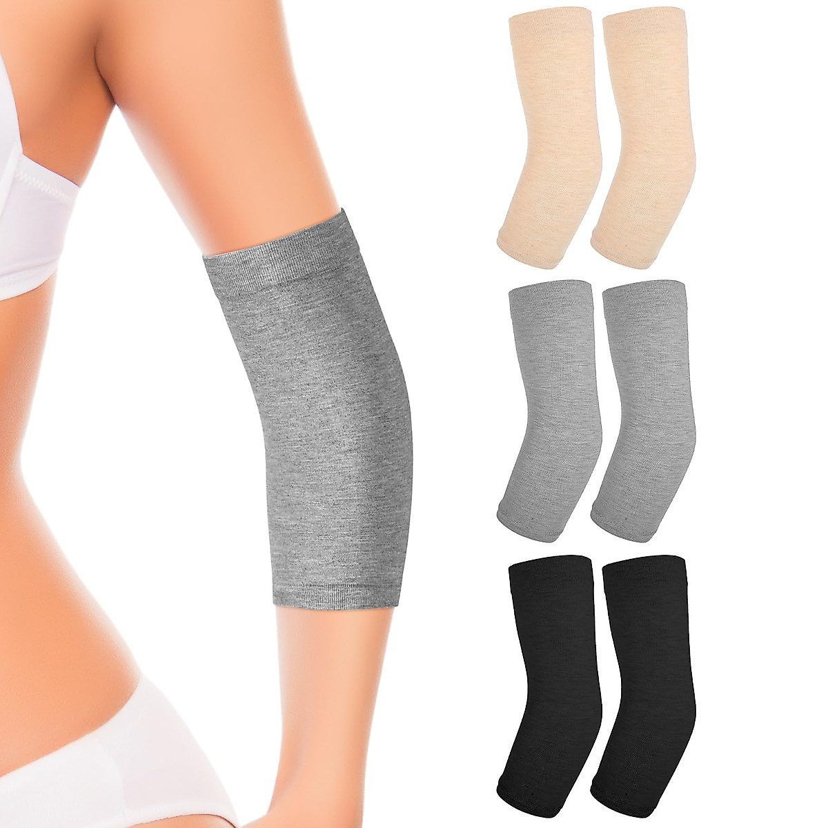 Neer 3 Pairs Forearm Tattoo Cover Up Sleeves Band Tattoo Cover Sleeve Forearm Sleeve Compression Forearm Tattoo Sleeve