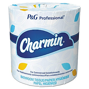 Charmin For Commercial Use Toilet Paper, Individually Wrapped, 2-Ply Standard Roll, 75 Rolls / Case, 450 Sheets / Roll