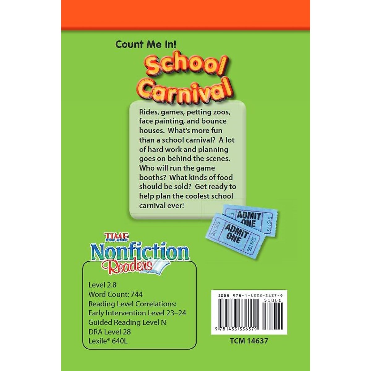 Teacher Created Materials - TIME for Kids Informational Text: Set 1 - 10 Book Set - Grade 2 - Guided Reading Level I - M