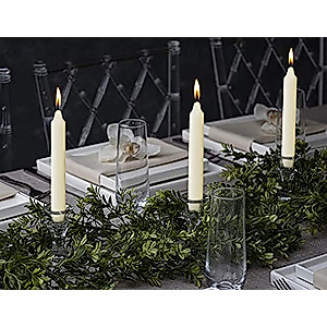 BOLSIUS Ivory Household Candles Bulk Pack 45 Count - Unscented Dripless 7 Inch Dinner Candlesticks - 6+ Hours Burn Time - Premium European Quality - Consistent Smokeless Flame - 100% Cotton Wick