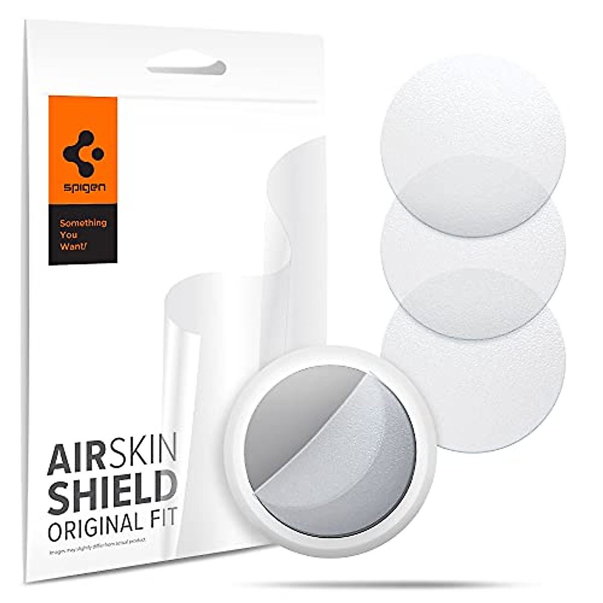 Spigen Protective Film [AirSkin Shield] designed for AirTag (2021)(4 Front) - Clear Matte