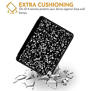 Hepix iPad Air 5th Generation Case iPad Air Case 4th Generation Notebook Composition iPad Air 4/5 Case with Pencil Holder 2022 2020 Black Book iPad Air 10.9 Case Cover Auto Sleep Wake