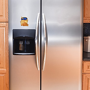 Banff National Park Souvenir Magnet, Collectible Wood Carved Canadian Magnets for Fridge, Whiteboard, Vacation Keepsake, 3 Inches