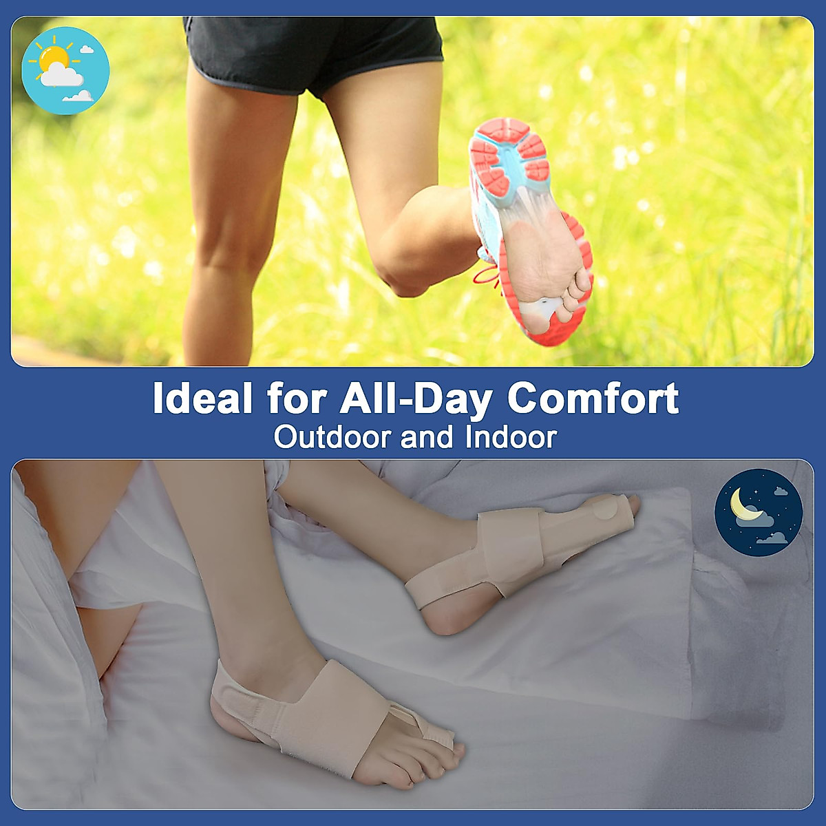 Bunion Corrector for Women Big Toe, Bunion Relief, 8pcs Toe Separators for Overlapping Toes Women, Toe Spacers For Feet Men, Bunion Splint w Pad, Hallux Valgus Toe Straighteners,Fix Bunions No Surgery