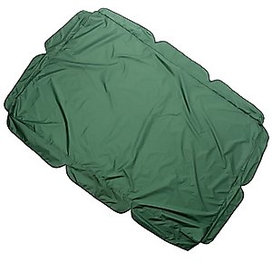 Cabilock Outdoor Swing Canopy Replacement Chair Canopy Seat Furniture Sunshade UV Block Garden Swing Cover for Patio Yard Seat - Three seat 195x125cm (Green)