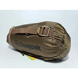 Snugpak Softie Elite 1 Sleeping Bag, 47 Degree, Expanda Panel System for Extra Space, Coyote