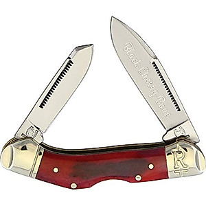Rough Rider Lockback Black Cherry Bone RR1661