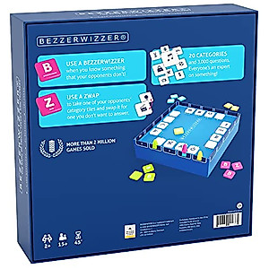 Bezzerwizzer Party Game (US Edition) - Trivia, Tactics, and Trickery for Epic Game Nights! Great for Family Game Night, Ages 14+, 2+ Players, 45 Minute Playtime, Made by Bezzerwizzer