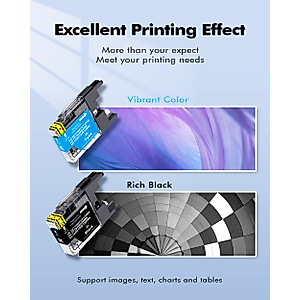 INK4U Compatible LC75 Ink Cartridges Replacement for Brother LC75 LC71 LC79 XL for MFC-J6510DW MFC-J6710DW MFC-J6910DW MFC-J280W MFC-J425W MFC-J430W Printer(5 Black,3 Cyan,3 Magenta,3 Yellow,14 Pack)