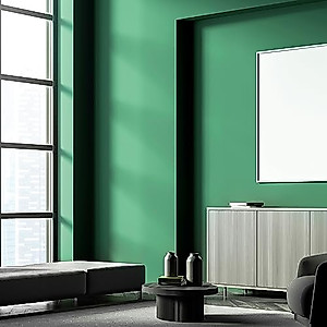 Fixwal 17.3" x 335" Green Peel and Stick Wallpaper, Contact Paper for Cabinets, PVC Removable Wallpaper Green Textured Wall Covering for Desk Drawer Shelf Liner