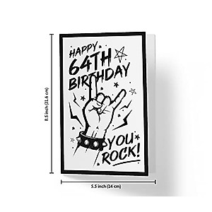 40th Birthday Card for Him Her - 40th Anniversary Card for Dad Mom - 40 Years Old Birthday Card for Brother Sister Friend - Happy 40th Birthday Card for Men Women | Karto – You Rock