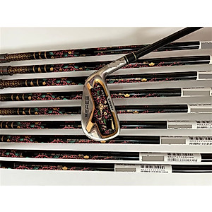 ENEMO Vicky G Golf Clubs 4 Star HONMA BERES S-08 Full Set Driver + Fairway Woods + Irons + Putter Graphite Shaft with Head Cover (Color : 10.5D 3W5W Irons S)