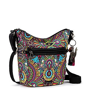 Sakroots womens Eco-twill Eco Twill Sequoia Small Crossbody, Rainbow Wanderlust, One Size US