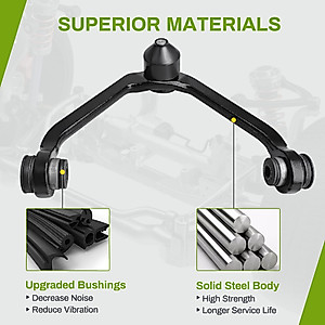 AUTOSAVER88 -Front Upper Control Arm Kit Compatible with Ford Explorer/Ranger 1995-2001, Mazda B2500/B3000/B4000 1998-2001, Mercury Mountaineer 1997-2001 -Torsion Bar Suspension Only