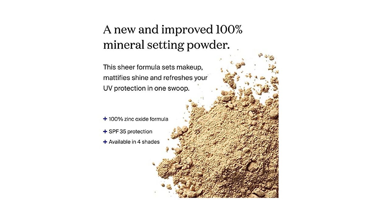 Supergoop! (Re)setting Mineral Powder SPF 35 - Matte & UV Protection